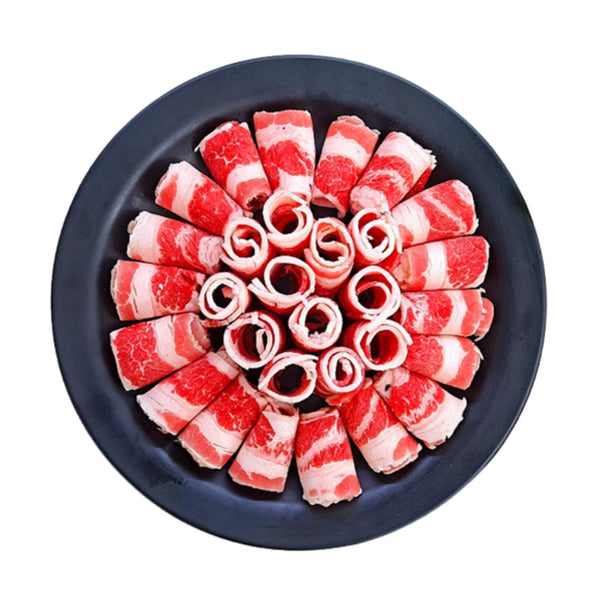 Navel plates (Beef Belly), Rolled Shabu Shabu, 1lb pack – CJ Prime